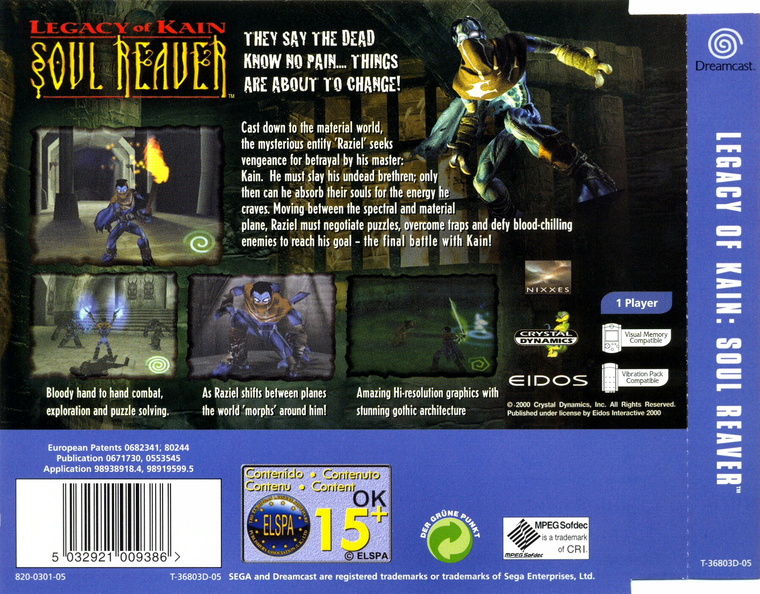 Legacy-of-Kain---Soul-Reaver-PAL-DC-back - Legacy-of-Kain---Soul-Reaver ...