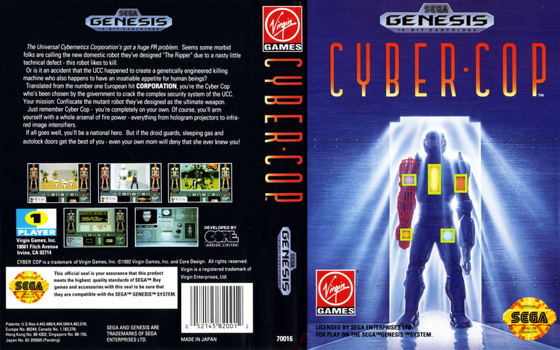 Cyber-Cop | Arcade Artwork