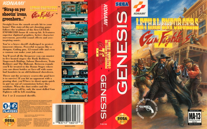 Lethal-Enforcers-2---Gunfighters | Arcade Artwork