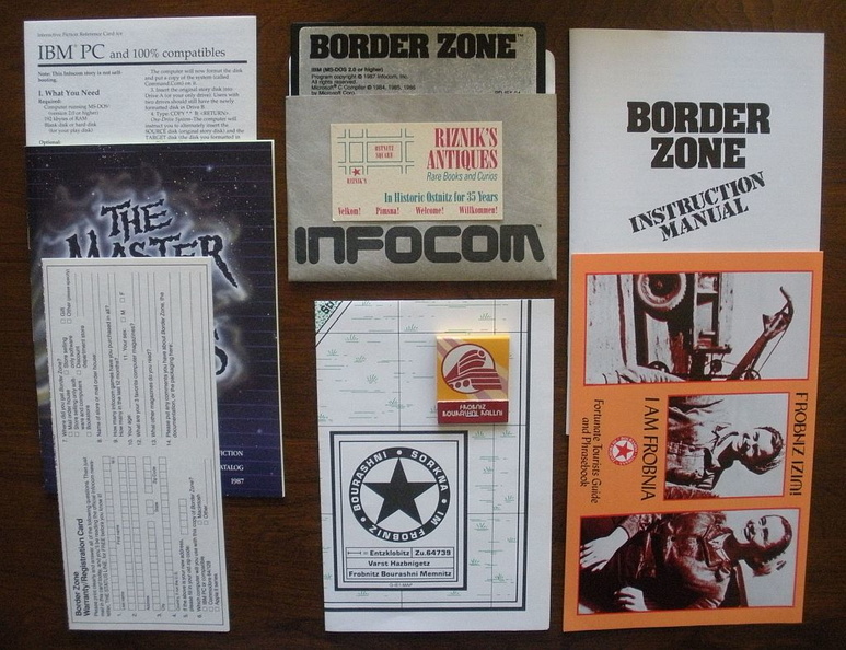 Border-Zone--1987- | Arcade Artwork