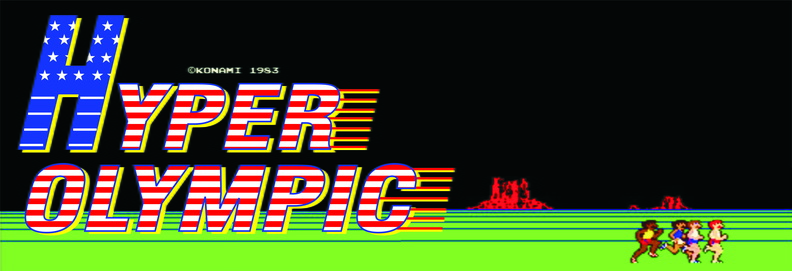 Hyper Olympic Marquee | Arcade Artwork