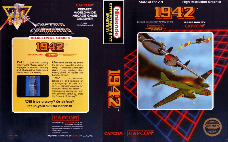 1942 | Arcade Artwork