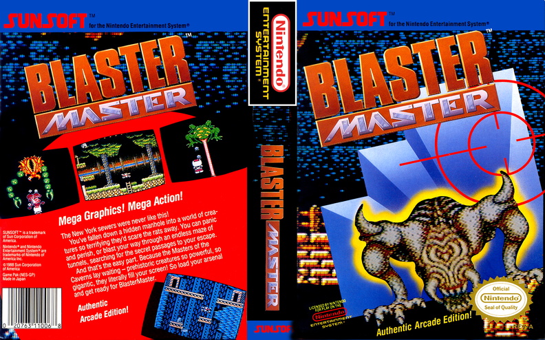 Blaster-Master | Arcade Artwork