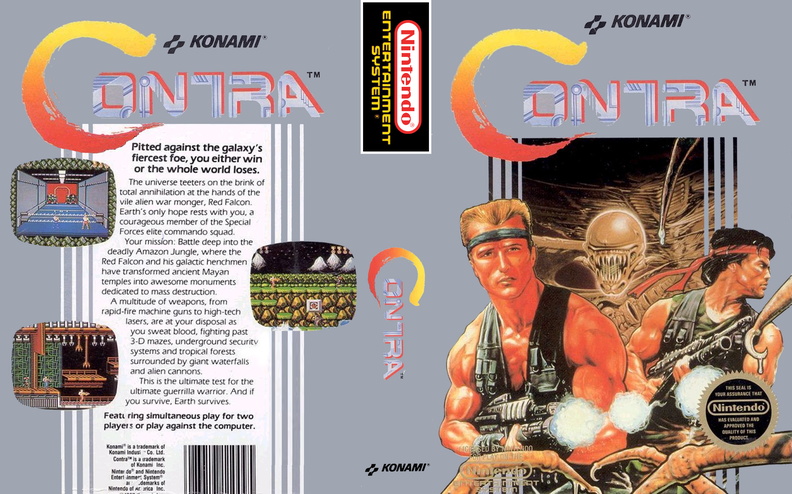 Contra | Arcade Artwork