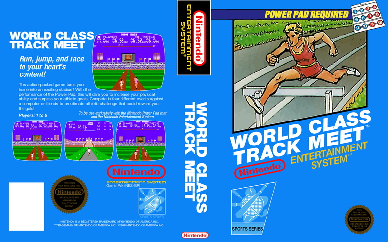 World-Class-Track-Meet | Arcade Artwork