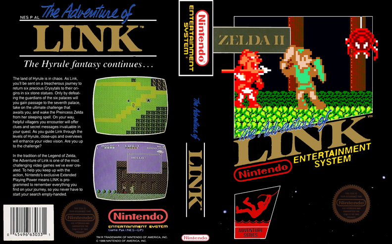 Zelda-II---The-Adventure-of-Link | Arcade Artwork