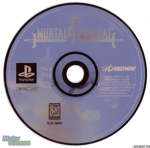 Mortal Kombat 4 Ps1 Cover