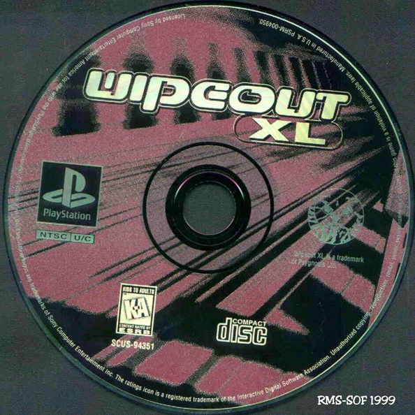 Wipeout-XL--U---SCUS-94351- | Arcade Artwork