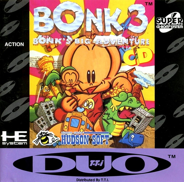 Bonk-3---Bonk-s-Big-Adventure--NTSC-U---TGXCD1052- | Arcade Artwork