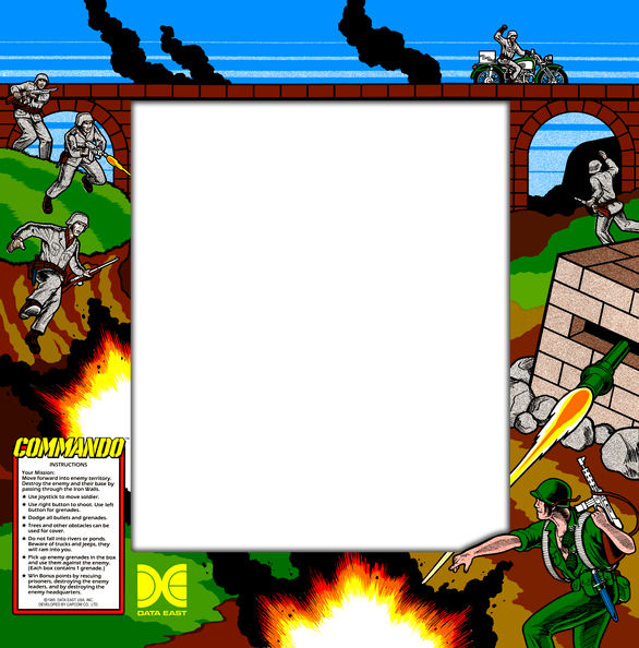 commando | Arcade Artwork