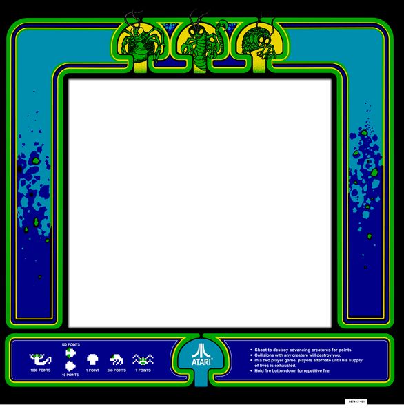 centipede bezel | Arcade Artwork