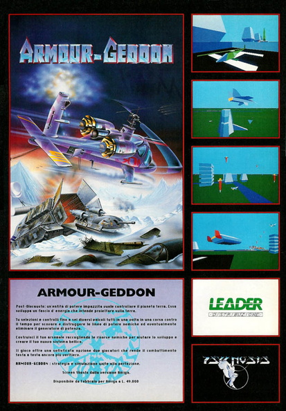 Armour-Geddon | Arcade Artwork