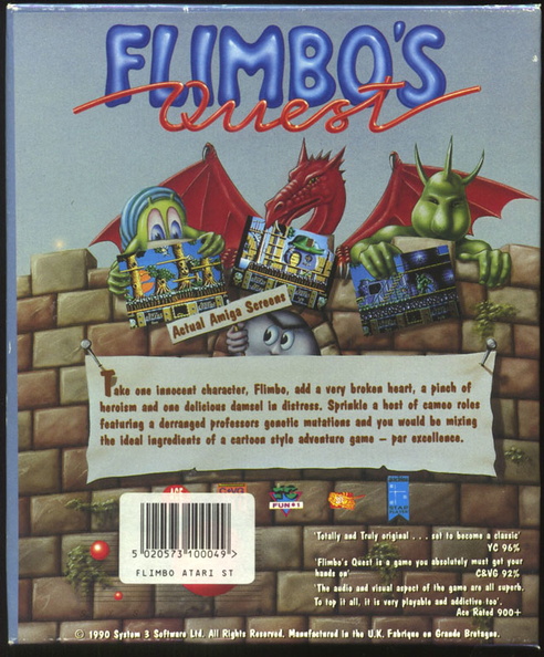 Flimbo-s-Quest | Arcade Artwork