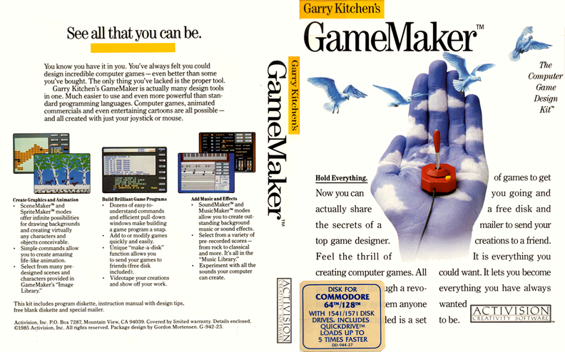 Garry-Kitchen-s-GameMaker | Arcade Artwork