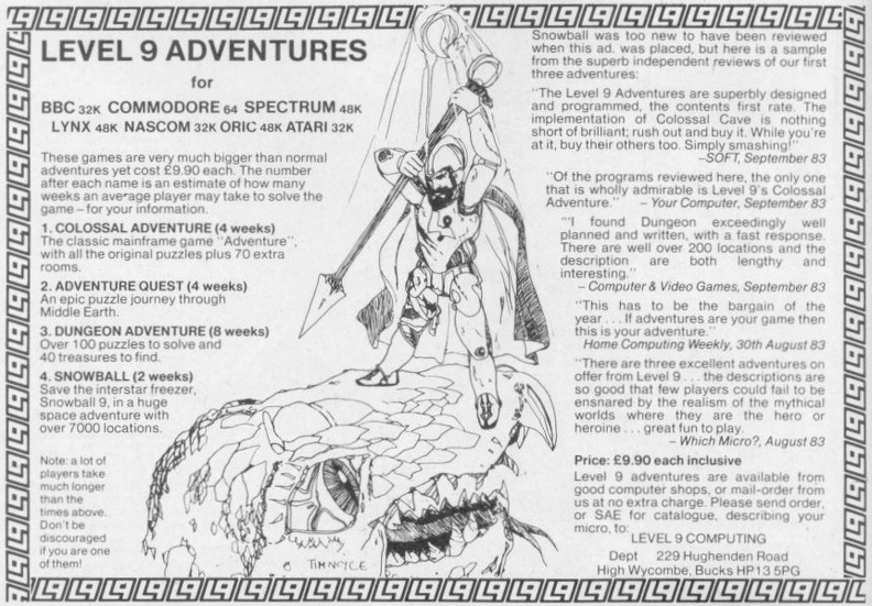 Dungeon-Adventure--Europe-Advert-Level9 304401 - Dungeon-Adventure ...