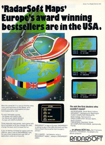 Maps-64---Europe--Netherlands-Advert-Radarsoft Maps08848 - Maps-64 ...