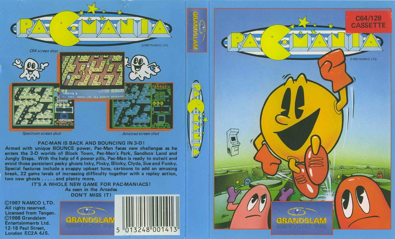 Pac-Mania--Europe-Cover-Pac-Mania10441 | Arcade Artwork