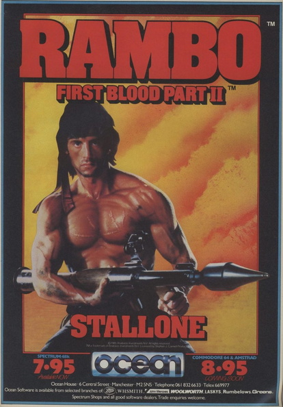 Rambo---First-Blood-Part-II--Europe-Advert-Ocean Rambo1b11735 - Rambo ...