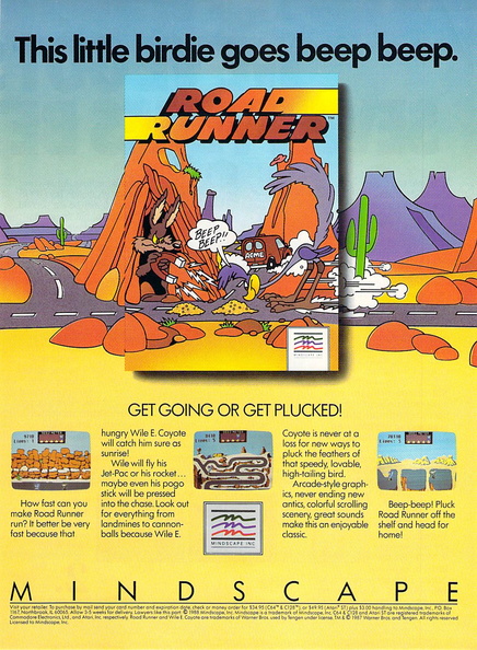 Road-Runner--Europe-Advert-Mindscape RoadRunner12220 - Road-Runner ...