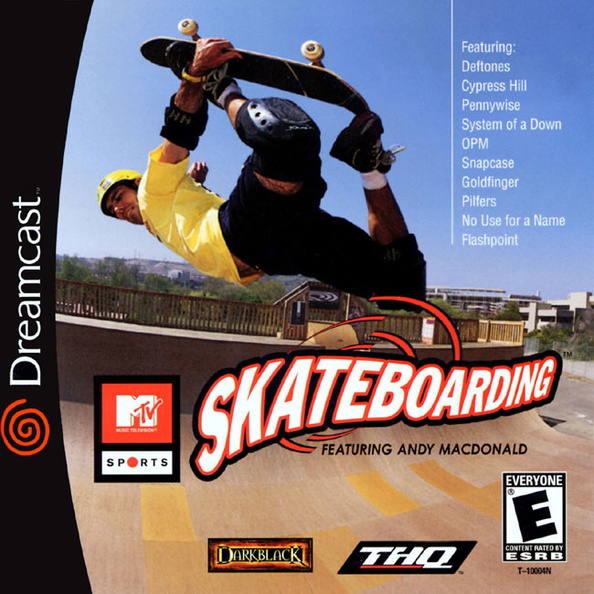 MTV-SPORTS-SKATEBOARDING--NTSC----Front | Arcade Artwork