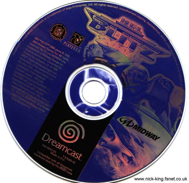 NFL-BLITZ-2000--PAL----CD | Arcade Artwork