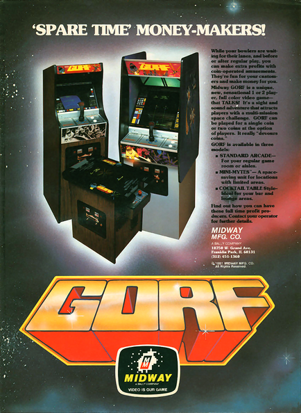 gorfpgm1 | Arcade Artwork