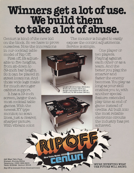 ripoff | Arcade Artwork