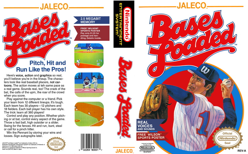 nes basesloaded | Arcade Artwork