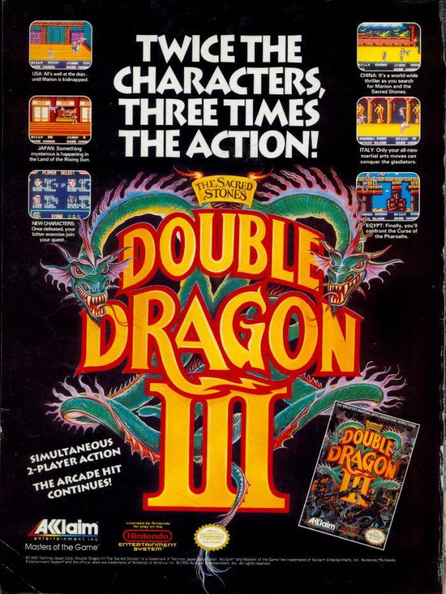Double-Dragon-III---The-Sacred-Stones--USA- - Double-Dragon-III---The ...