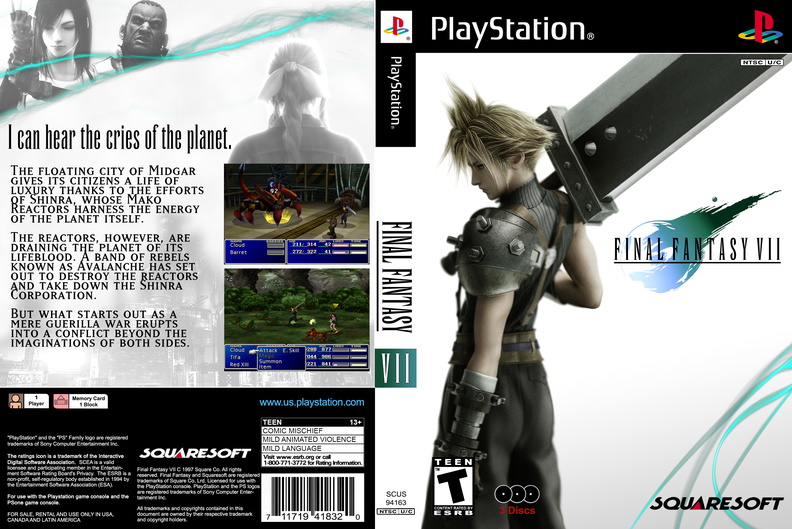 ps1 finalfantasyvii 14 | Arcade Artwork