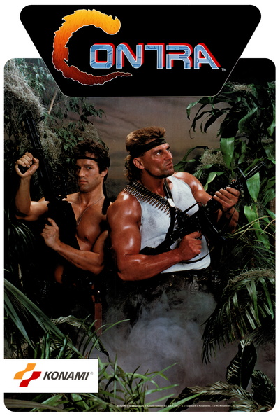 Contra-sideart-1 psd | Arcade Artwork