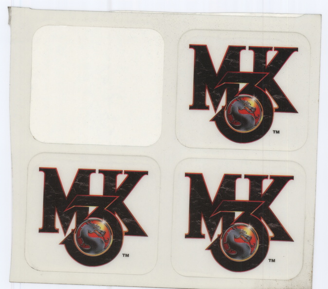 Mortal-Kombat-3-Logo-Stickers.tif | Arcade Artwork