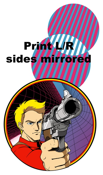 Rolling-Thunder-Sideart.psd | Arcade Artwork