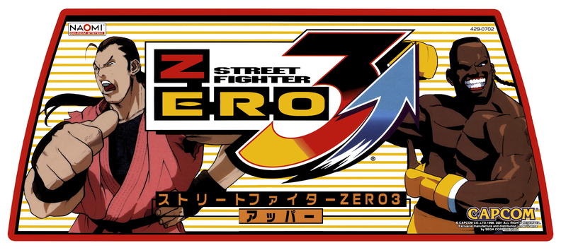 Street-Fighter-3-zero-marquee.psd | Arcade Artwork