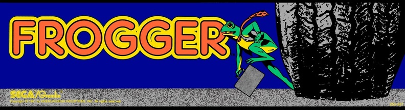frogger marquee-1 psd | Arcade Artwork