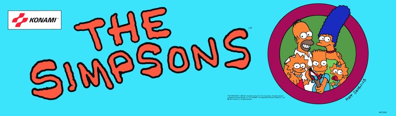 simpsons marquee 2.psd | Arcade Artwork