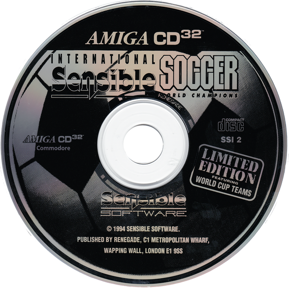 Sensible Soccer Limited Edition CD32 Disc - Sensible_Soccer_Limited-Ed ...