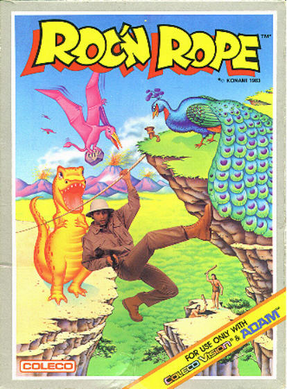 Roc--N-Rope--1983-84---Konami- | Arcade Artwork