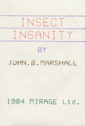Insect-Insanity | Arcade Artwork