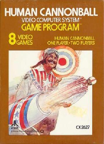 Human-Cannonball--AKA-Cannon-Man---1978---Atari- | Arcade Artwork